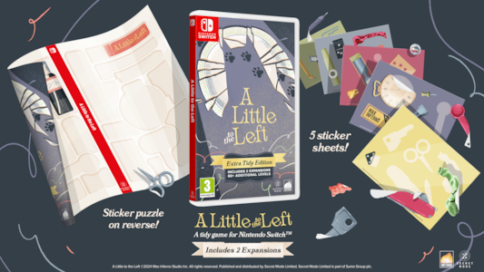 A Little to the Left: Extra Tidy Edition Arrives on Nintendo Switch ...