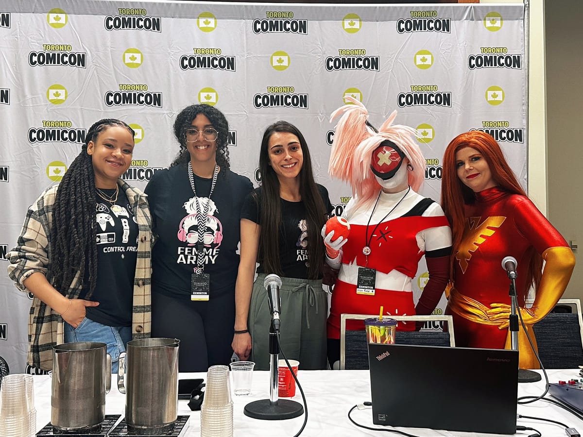 Toronto Comicon, Femme Gaming, & meeting my idol Mona from Nanalan.